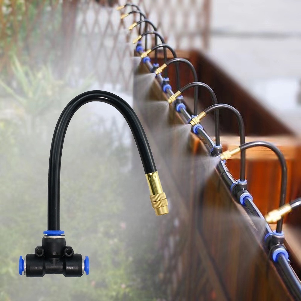 Vòi phun sương đồng có thân điều chỉnh hướng, uốn cong theo hướng tưới | Shopee Việt Nam