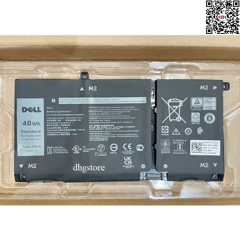 Pin laptop Dell Inspiron 3410,5300, 5301, 5400, 5401, 5402, 5405, 5406 ...