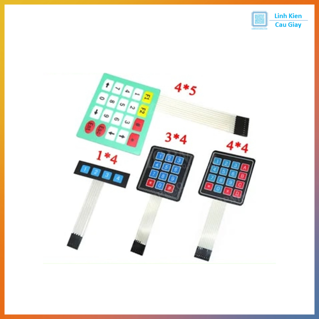 Bàn phím Keypad 1x4, 3x4, 4x4, 4x5 | Shopee Việt Nam