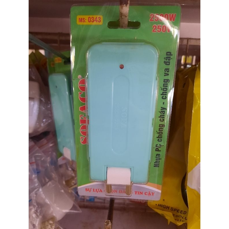 Phích Cắm 2500W 0343 Chia 1 Ra 5 Đại Thuận Phát Sofaco 100% Đồng Hàn Quốc Nhựa PC Chống Cháy ...