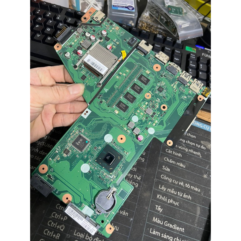 MAIN LAPTOP ASUS X451 X451C X451CA F451 F451CA CPU Pentinum 2117U , RAM ...