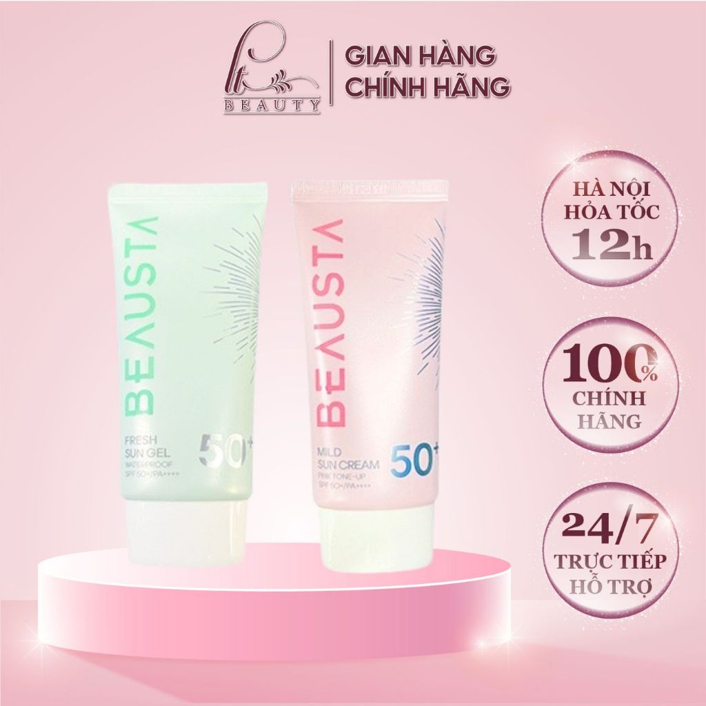 Kem Chống Nắng Chống Nước, Nâng Tông Dạng Gel BEAUSTA Fresh Sun Gel ...
