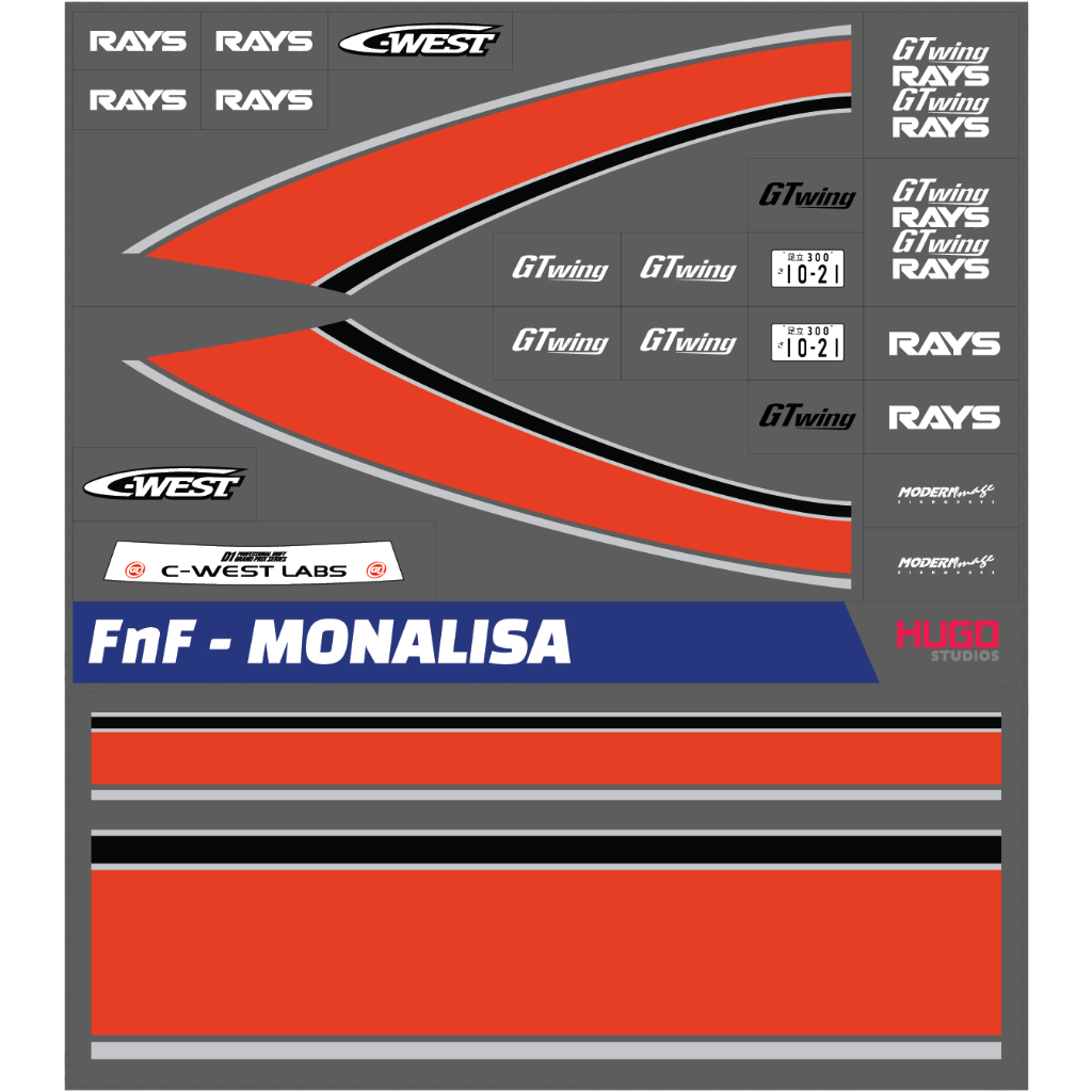 Hugo Studios Decal trượt nước Fast And Furious Nissan Silvia S15 ...