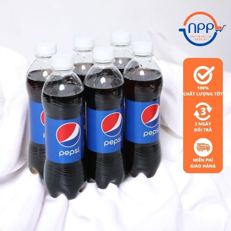 [1 Lốc] Nước Ngọt Pepsi Chai 390ml | Shopee Việt Nam