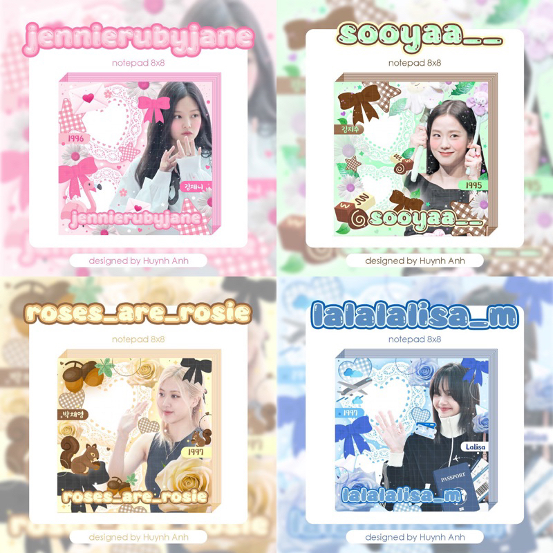 GIẤY NOTE BLACKPINK | MEMOPAD | NOTEPAD BLACKPINK | Shopee Việt Nam