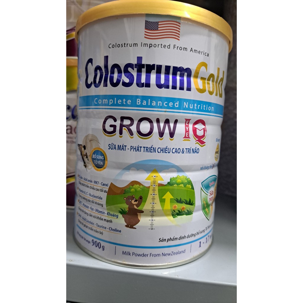 SỮA COLOSTRUM GOLD GROW IQ - 900G ( Phát triển chiều cao và trí não cho ...