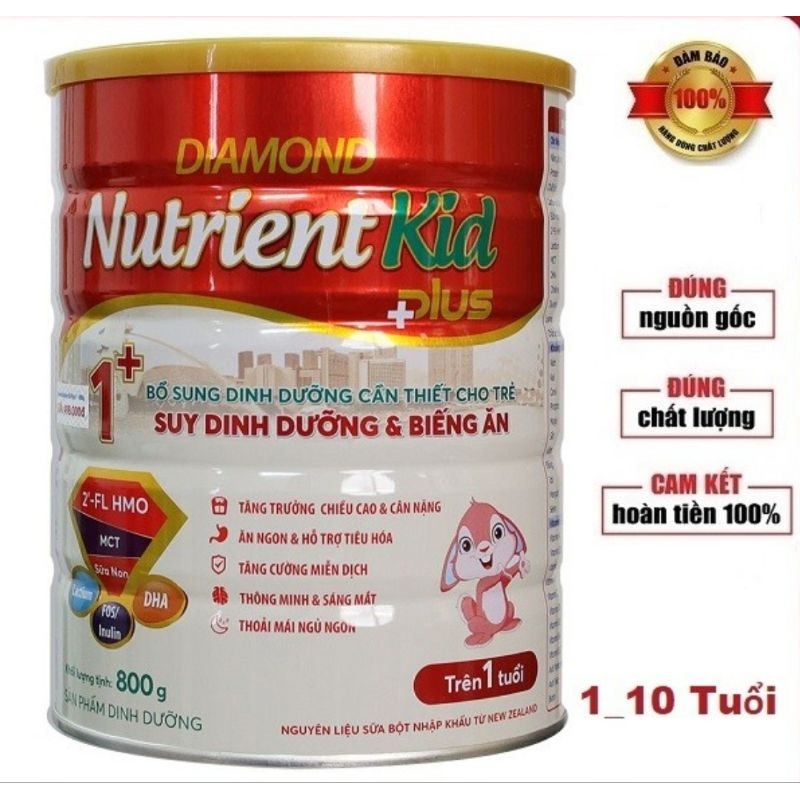 Sữa Diamond Nutrient Kid Plus 1+ 800g | Shopee Việt Nam