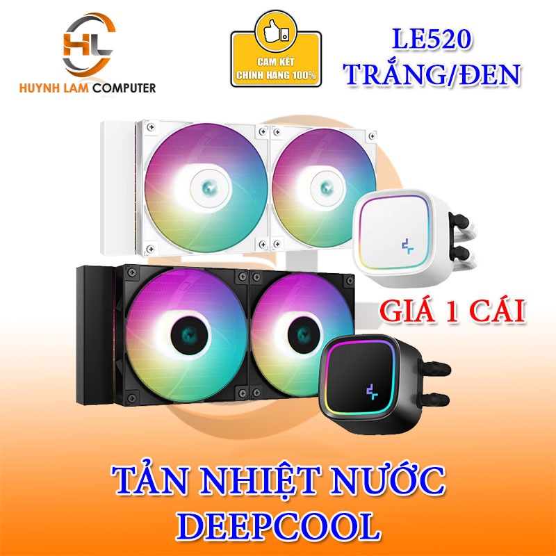 Tản nhiệt nước Deepcool LE520 A-RGB 2 Fan (yêu cầu Main SYNC) - Tản ...