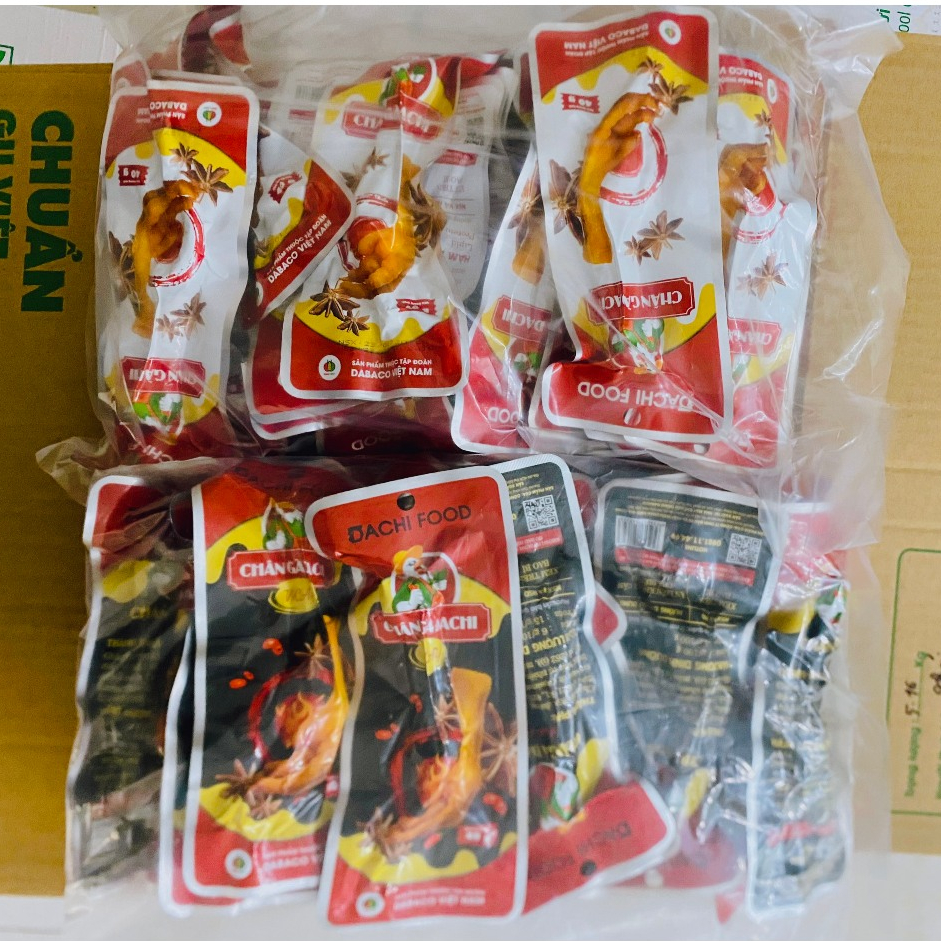 Túi 25 Chân gà ăn liền Dachi food 35g 2 vị ăn vặt - Dabaco Việt Nam ...