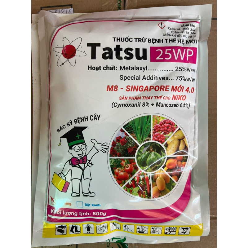TATSU 25WP gói [ gói 500g] chuyên trừ mầm bênh, diệt nấm tận gốc ...