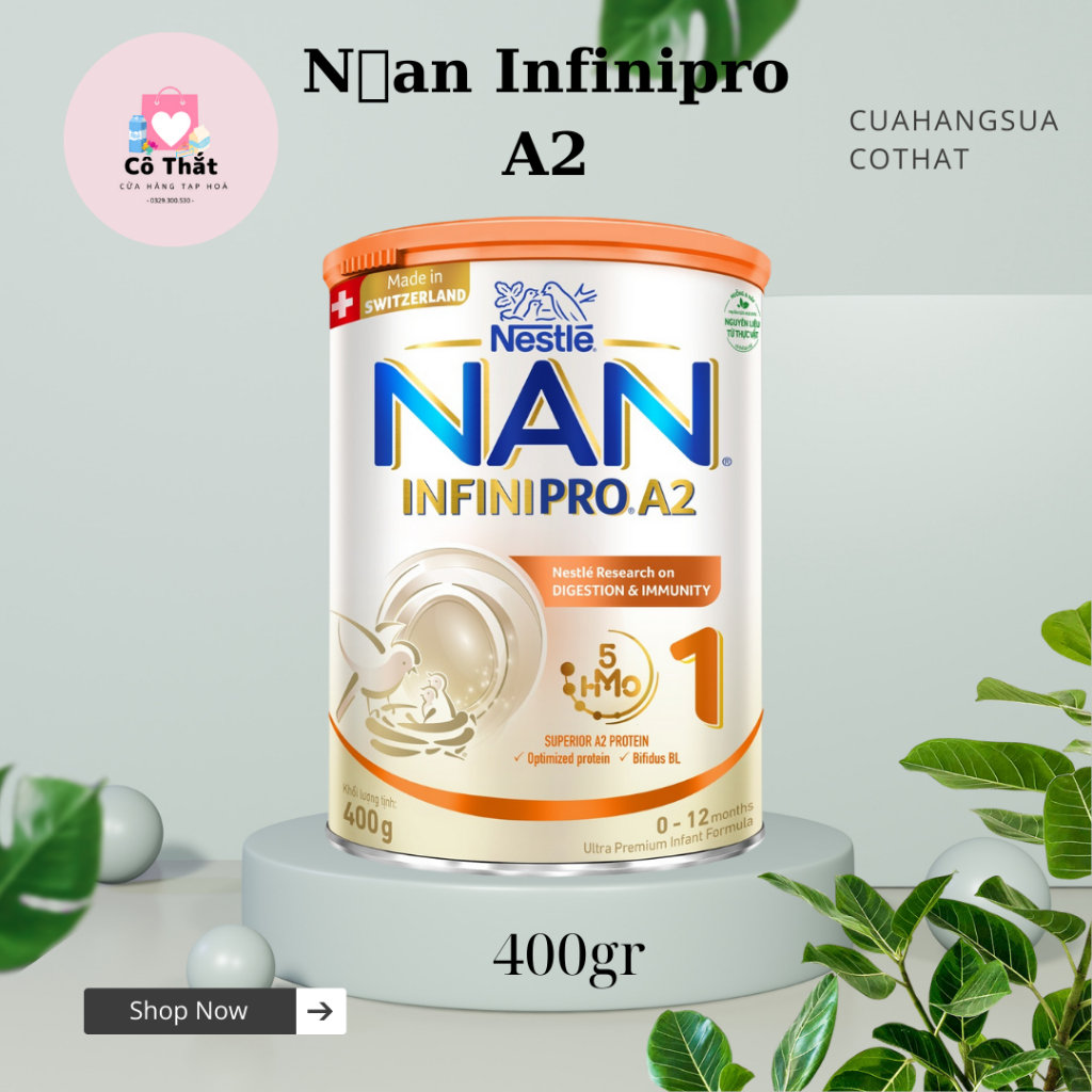 Sữa NAN INFINIPRO A2 400g số 1 (0-1 tuổi) | Shopee Việt Nam
