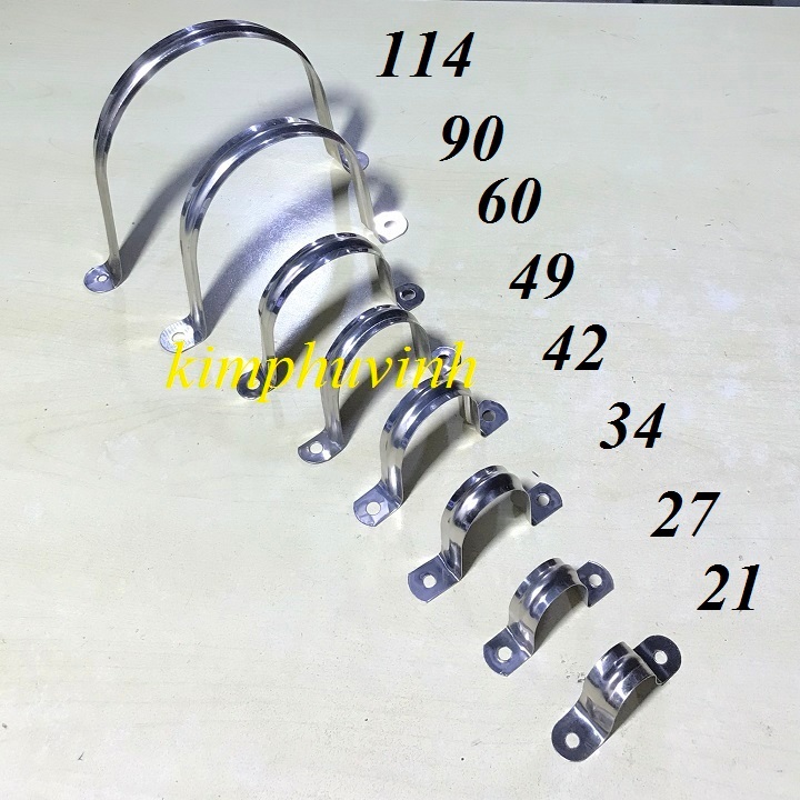 CÙM OMEGA INOX - KẸP GIỮ ỐNG OMEGA INOX - KẸP ÔM ỐNG NƯỚC | Shopee Việt Nam