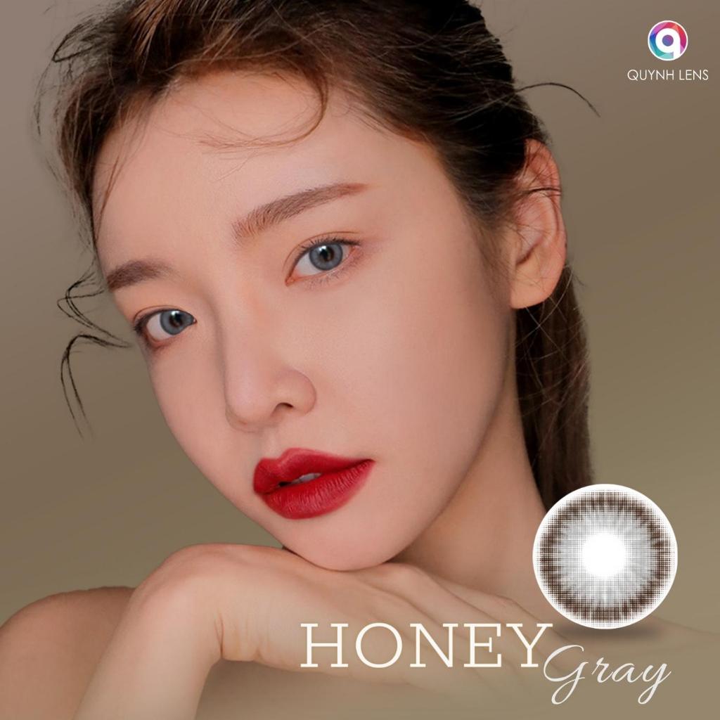 Kính áp tròng QUYNH LENS Honey Gray 0 độ | Shopee Việt Nam