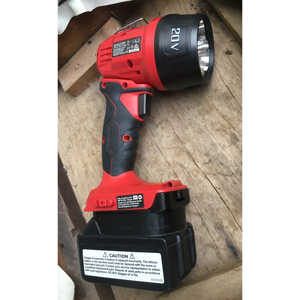 Bộ chuyển chân Workzone Titanium Xfinity 20v sang dùng pin Makita dạng ...