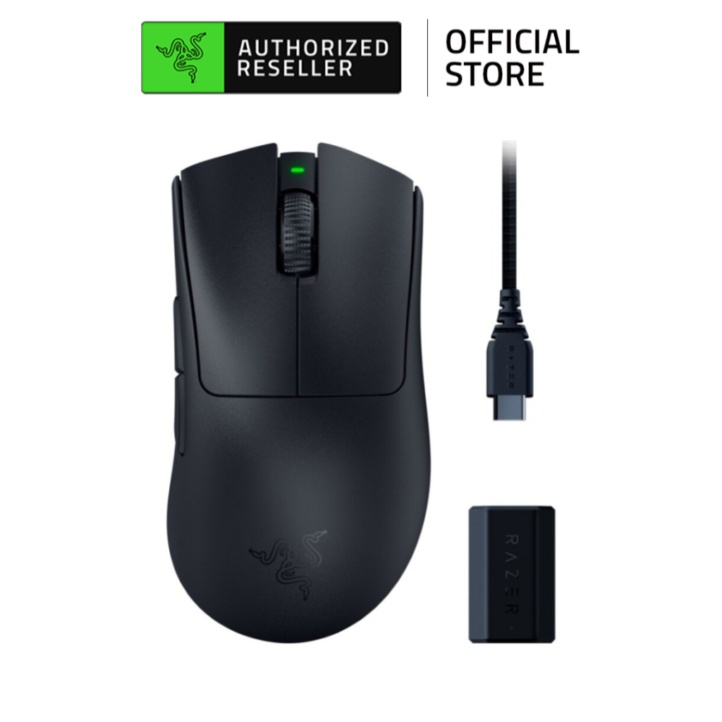 Chuột Razer DeathAdder V3 Pro Dongle Hyper| 2.4GHz-Cáp Speedflex USB C ...