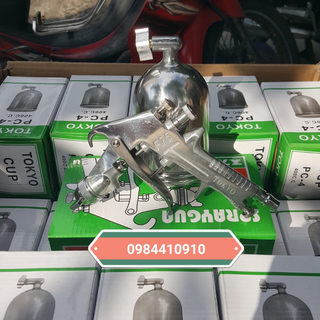 SÚNG PHUN SƠN PU F75 TOKYO BÌNH 400CC ĐẦU PHUN 1.5MM | Shopee Việt Nam