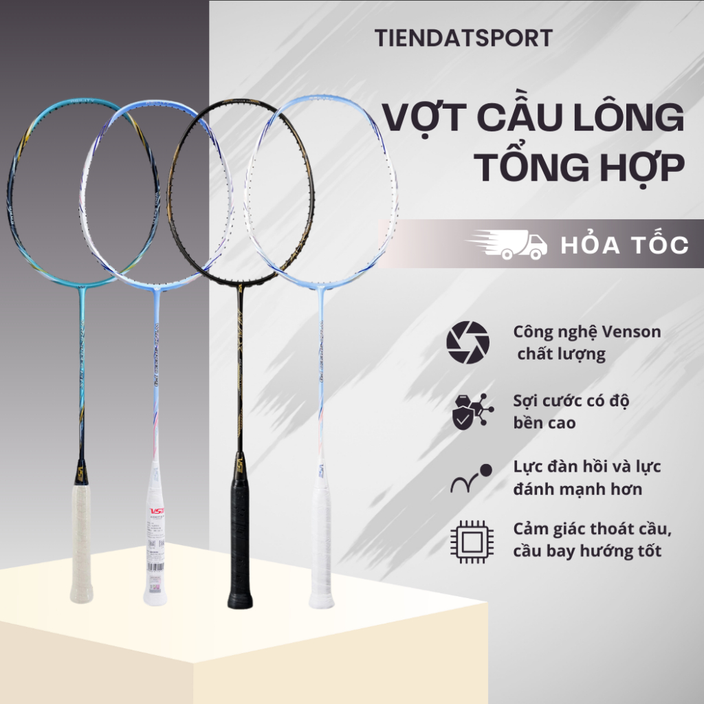 Vợt cầu lông Titan1000, Wind speed f9, Wind speed f9x, Acepower 11 ...