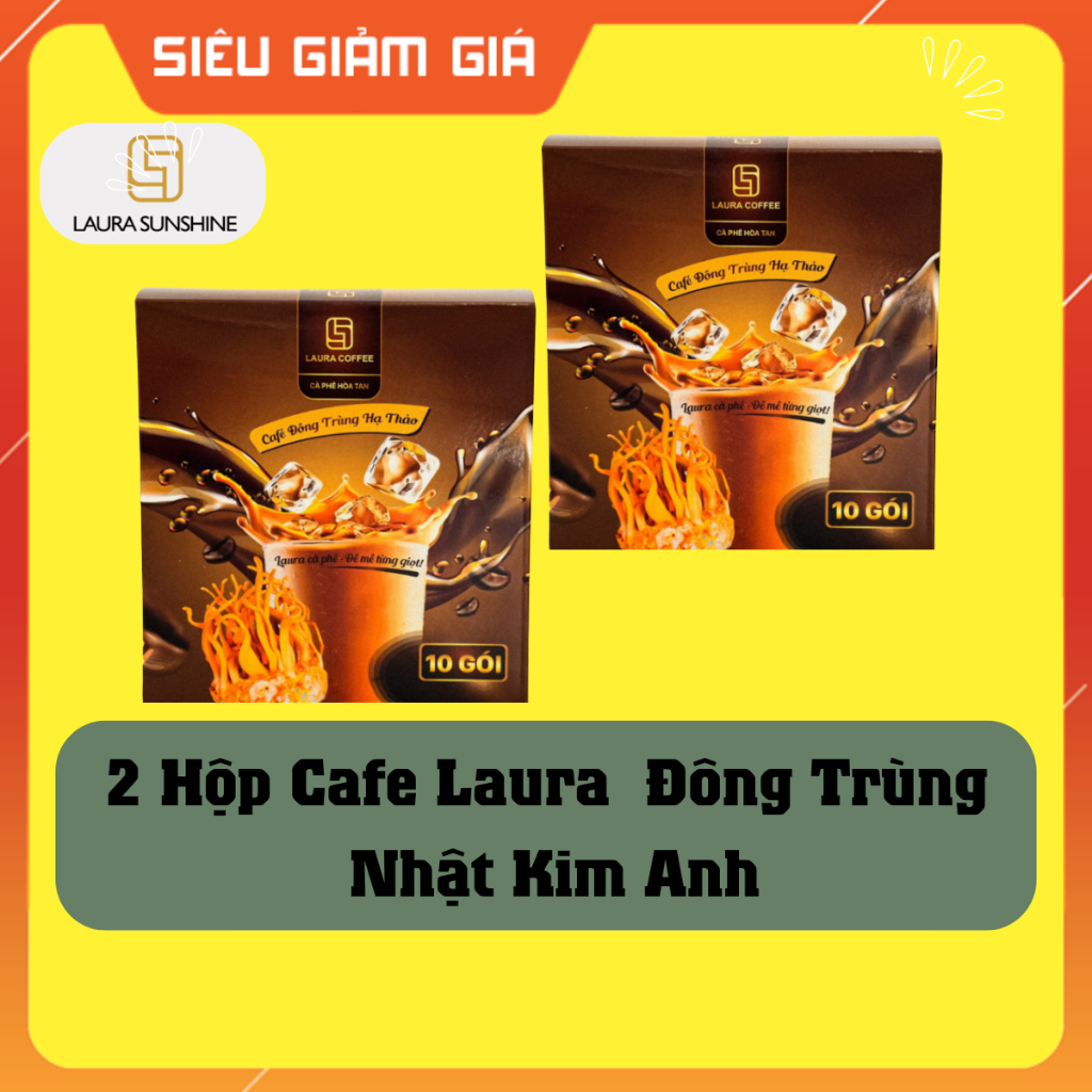[Combo 2 Hộp] Cafe Nhật Kim Anh Laura Coffe (Hộp 10 gói) | Shopee Việt Nam