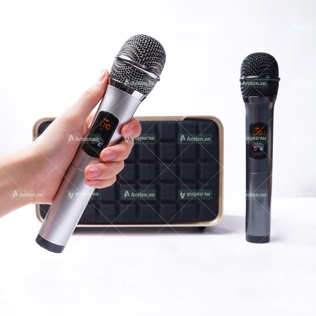 Bộ Mic Karaoke không dây K18U, 02 mic, UHF - Bảo hành 12 tháng | Shopee ...