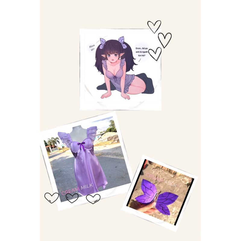cosplay alice AOV fanart Gồm cost+kẹp tócc ừ | Shopee Việt Nam