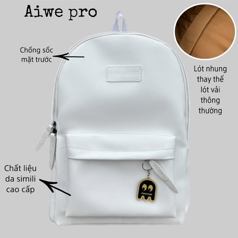 Balo da đi học, kiểu dáng Hàn Quốc cho cả nam và nữ AIWE | Shopee Việt Nam