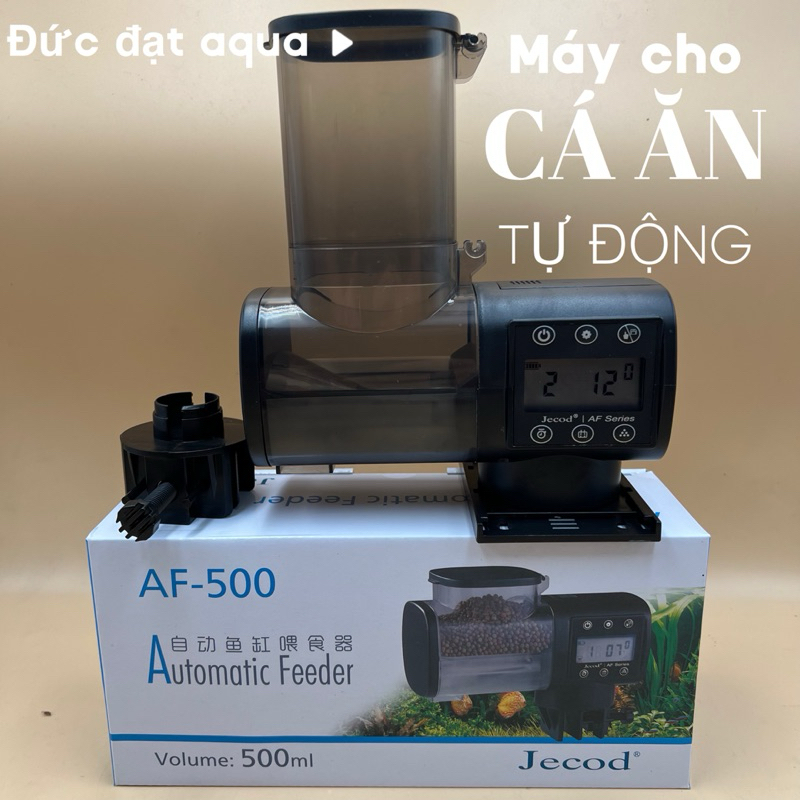 Máy cho cá ăn tự động jecod AF-250 & AF-500 cao cấp | Shopee Việt Nam