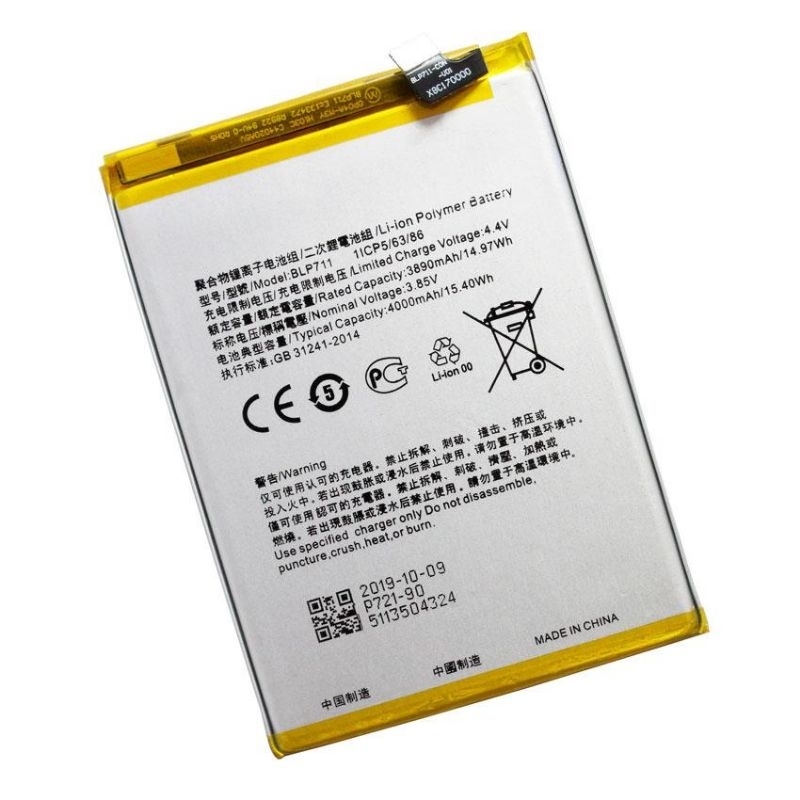 Pin oppo A1k - BLP711 zin bóc máy chính hãng | Shopee Việt Nam