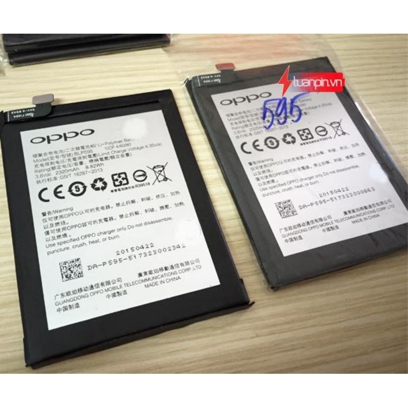 Pin oppo R7 - R7 lite dùng chung model BLP595 zin bóc máy | Shopee Việt Nam