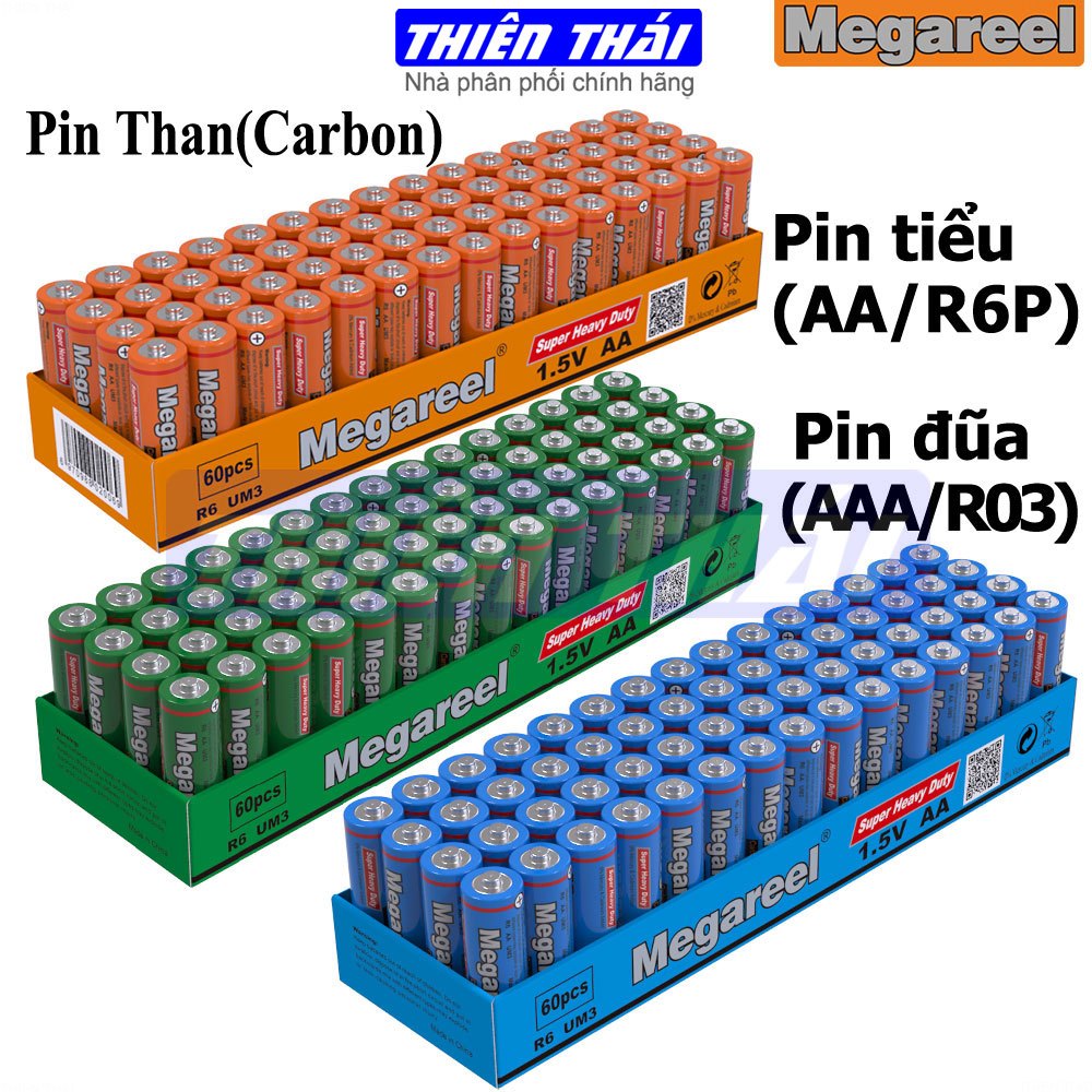 Hộp 40 viên / 60 viên pin AA(tiểu), AAA(đũa),pin carbon(than) 1.5V,hiệu ...