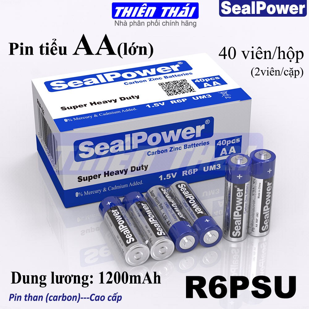 Hộp 40 viên / 60 viên pin AA(tiểu), AAA(đũa),pin carbon(than) 1.5V,hiệu ...