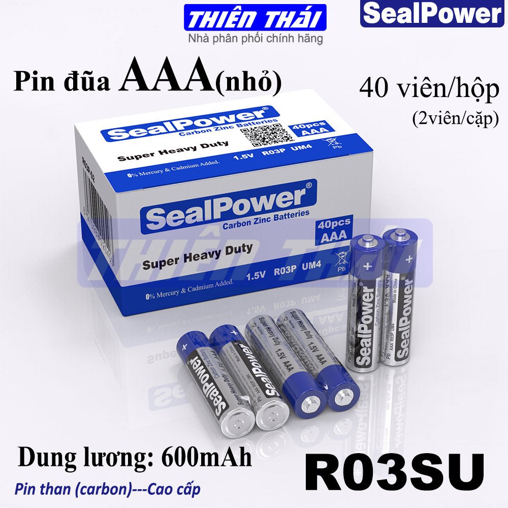Hộp 40 viên / 60 viên pin AA(tiểu), AAA(đũa),pin carbon(than) 1.5V,hiệu ...