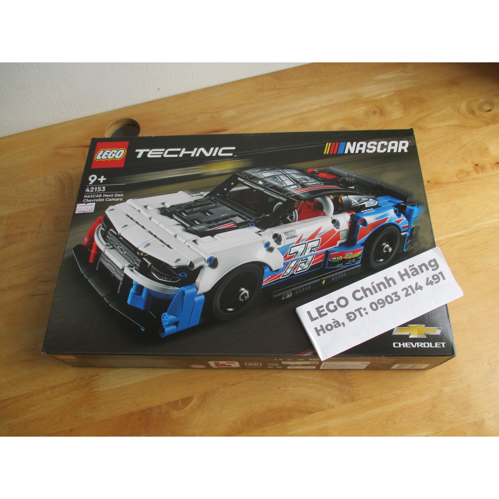 LEGO Technic NASCAR Next Gen Chevrolet Camaro ZL1 Building Set 42153 ...