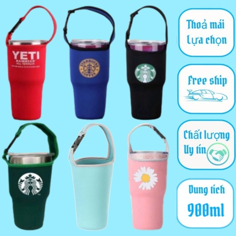 Túi đựng ly giữ nhiệt yeti 900ml [siêu dày nhất số 1] | Shopee Việt Nam