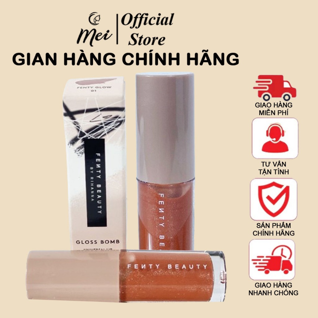 Son bóng Mini Fenty Beauty Fenty Glow Gloss Bomb mini 2ml - Màu 01 ...