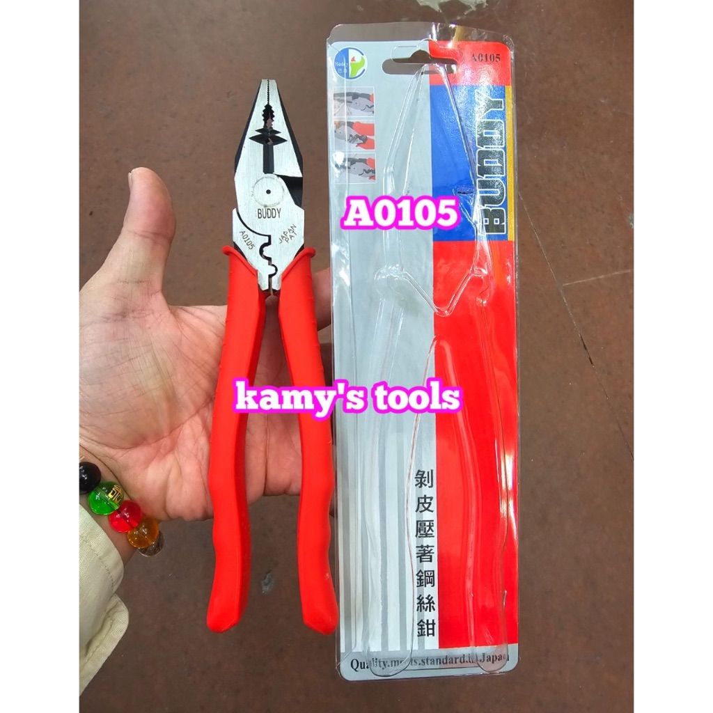 Kìm điện cao cấp Buddy 9" 3 trong 1 A0105 dài 225mm ( kiềm điện, kềm điện) | Shopee Việt Nam