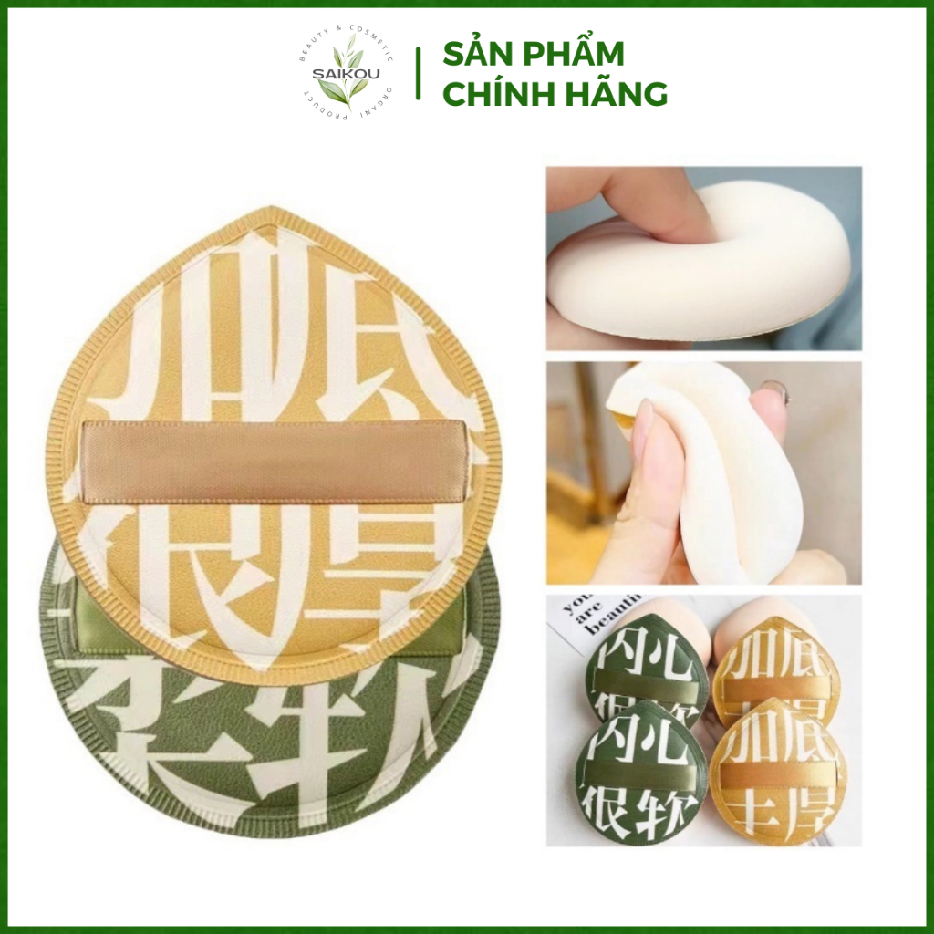 Mút Tán Kem Nền, Mút Trang Điểm Big Size, Mút Tán Phấn Cushion Mềm Mịn ...