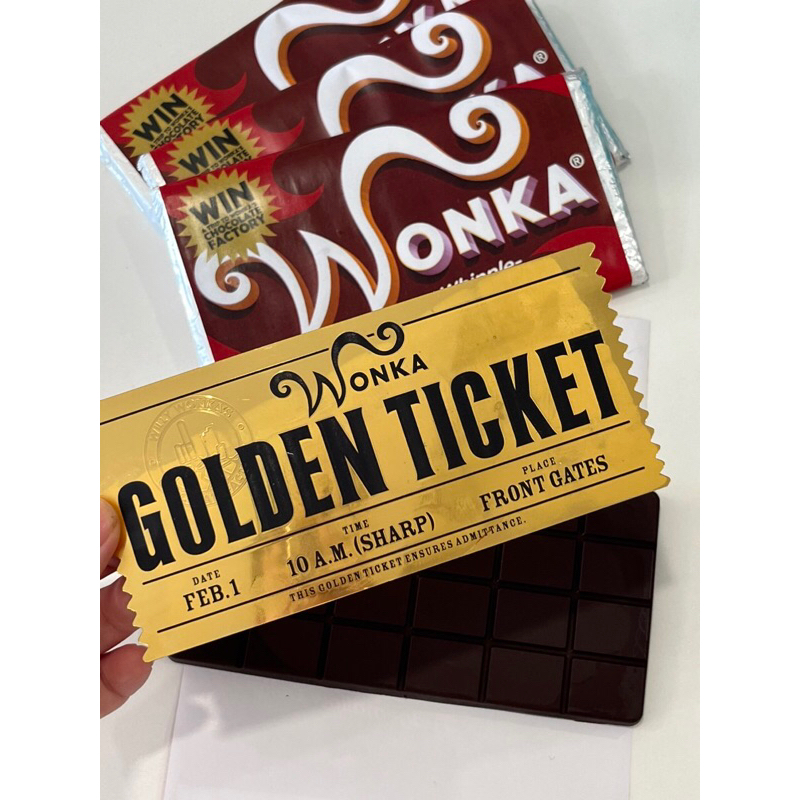 |QUÀ TẶNG_CÓ GOLDEN TICKET| Chocolate Wonka handmade ít ngọt | Shopee ...