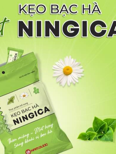 Kẹo Bạc Hà Ningica Nam Dược Thơm Miệng Mát Họng Gói 10 Viên Shopee Việt Nam