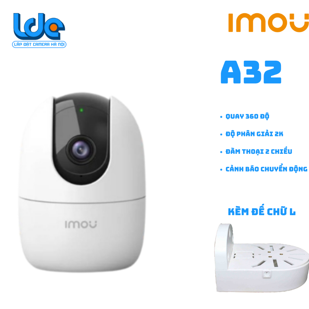 A32 Imou | Camera 3MP 2K, quay 360 độ, đàm thoại 2 chiều, quay theo ...