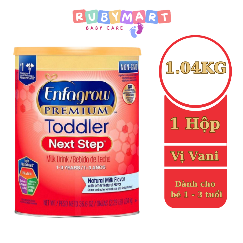 [Date T8/24] Sữa Bột Enfagrow Premium Non–GMO Toddler Next Step 1,04kg ...