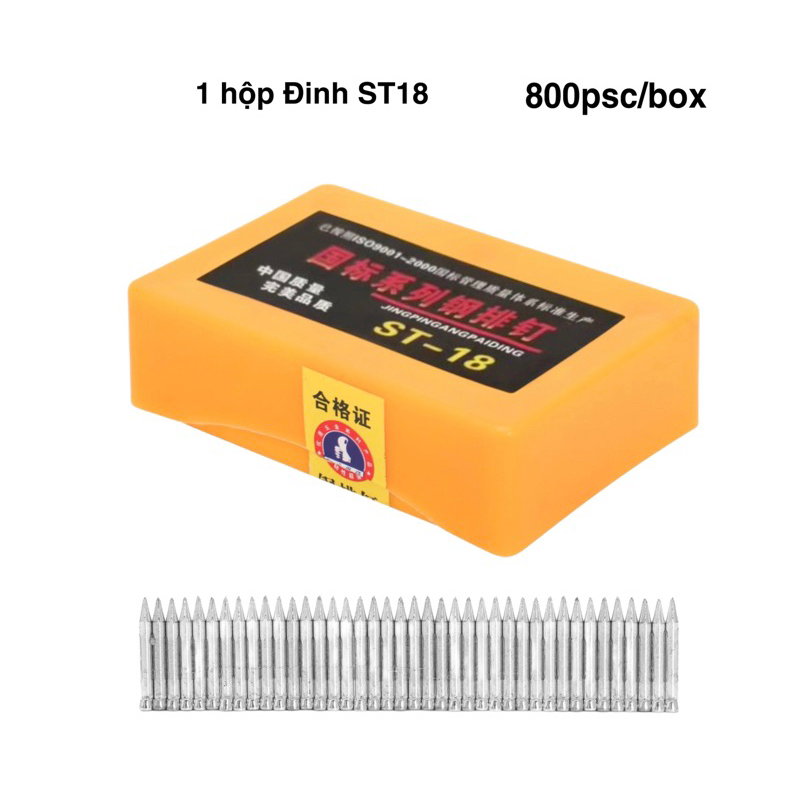 Đinh bê tông ST18 dùng cho búa đóng đinh, súng bắn Đinh đủ 800 Đinh | Shopee Việt Nam