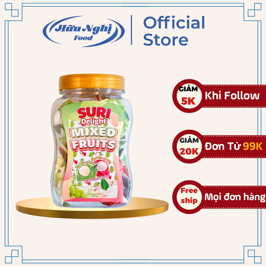 [DATE 20/3/2025] Kẹo Dẻo Suri Delight Mix Vị Trái Cây 125g | Shopee ...