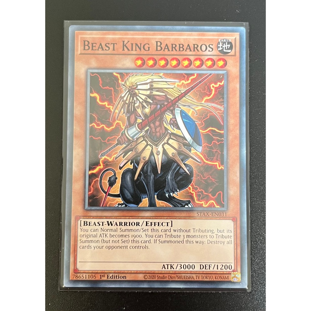 YMS - [Thẻ bài Yugioh] - [TCG-UK] - STAX-EN031 - Beast King Barbaros - Common | Shopee Việt Nam