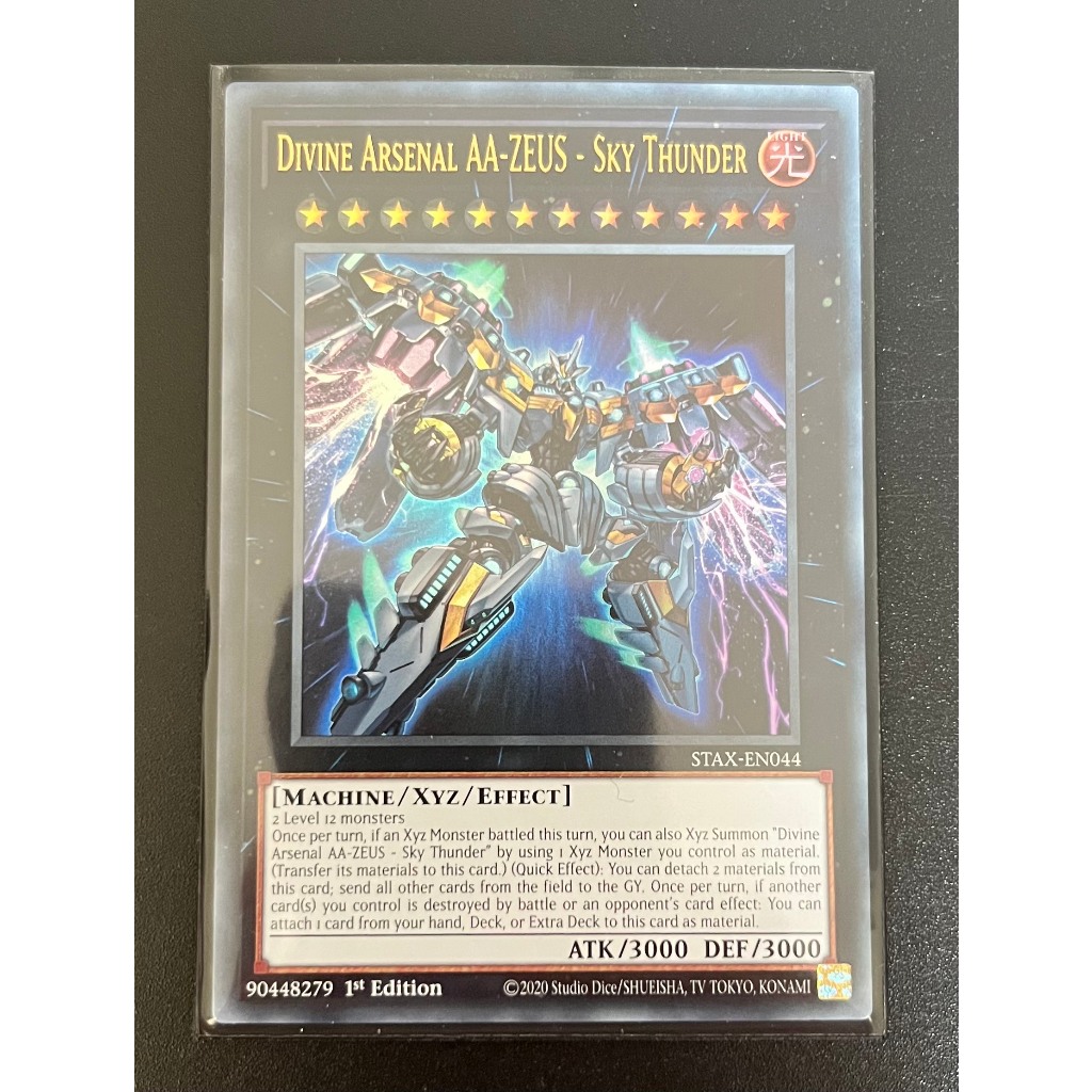 Thẻ Bài Yugioh Tcg Uk Stax En044 Divine Arsenal Aa Zeus Sky Thunder Ultra Rare