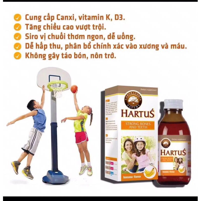 Hartus - Canxi nhập khẩu Châu Âu - Bổ sung Canxi, vitamin K+D3 - Phát ...