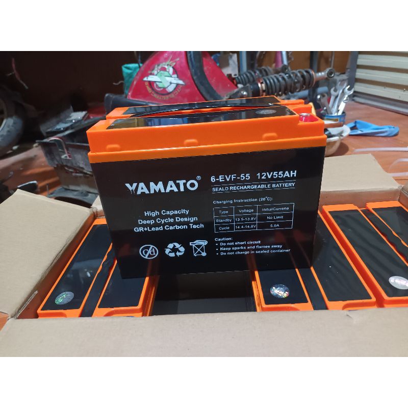 Ắc quy viễn thông Yamato 6-EVF-55 ( 12V 55AH) | Shopee Việt Nam