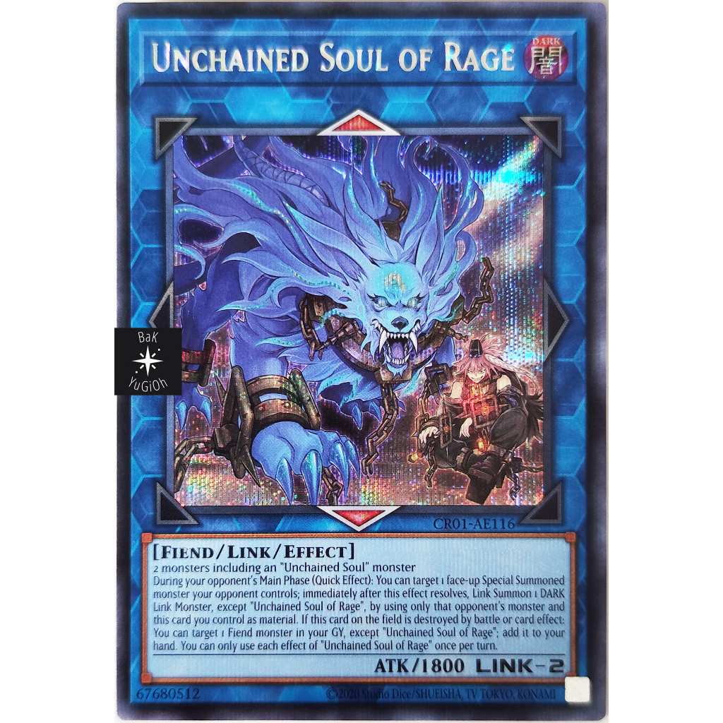 [BaK Yu-Gi-Oh!] [Thẻ Bài Chính Hãng] Unchained Soul of Rage |AE| Secret ...