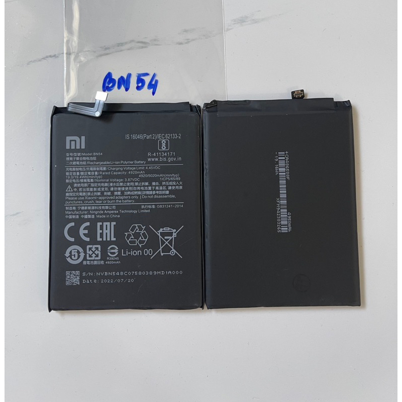 Pin Xiaomi Redmi Note 9 / BN54 | Shopee Việt Nam