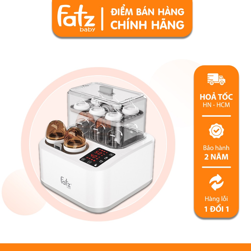 Máy tiệt trùng sấy khô hâm sữa Fatz Baby Captain 2 tích hợp nấu cháo ...
