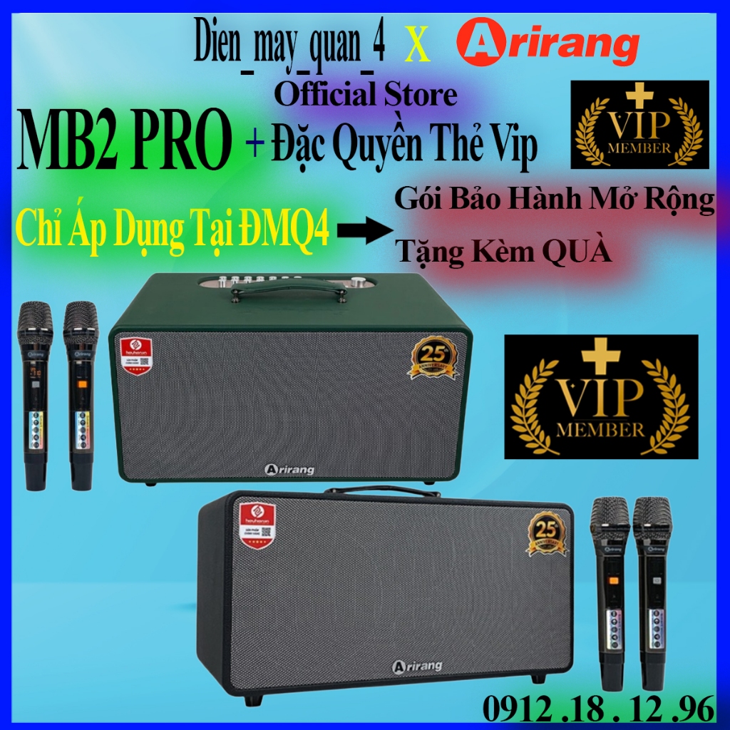 Loa Karaoke Arirang MB2 PRO / MB2PRO, Hàng chính hãng | Shopee Việt Nam